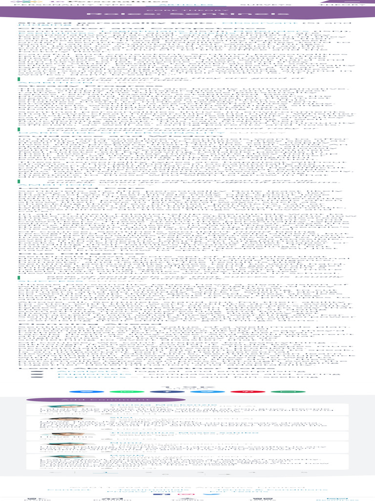 Roles Sentinels 16personalities | PDF | Love | Behavioural Sciences