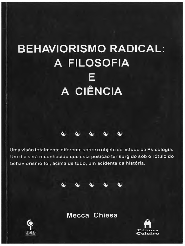 Behaviorismo Radical - A Filosofia e A Ciência | PDF | Behaviorismo ...