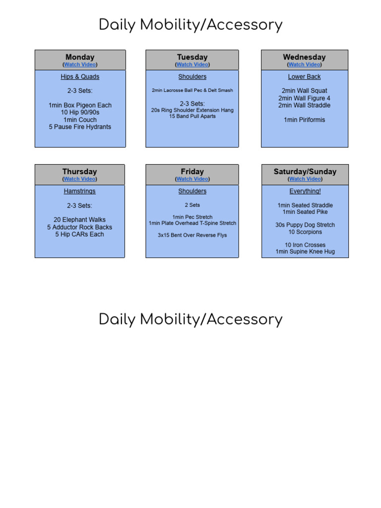 Daily Mobility | PDF