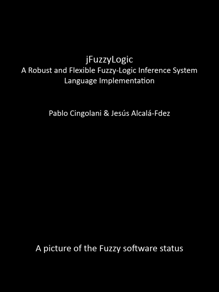 jFuzzyLogic IEEE 2012 | PDF | Fuzzy Logic | Computing