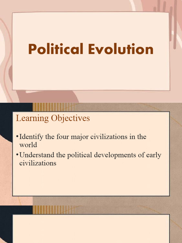 Ucsp Political Evolution | PDF | Civilization | Ancient Egypt