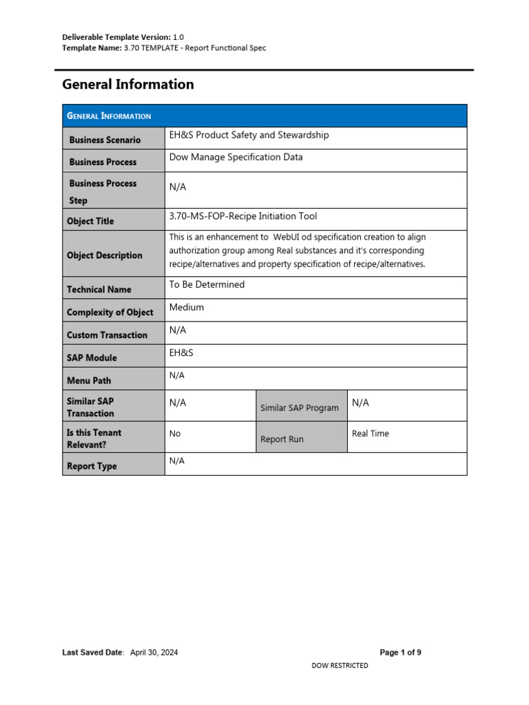 3.70-MS-F&CM-Auth GRP Alignment Among REAL - SUB, Recipe, Prop Spec ...