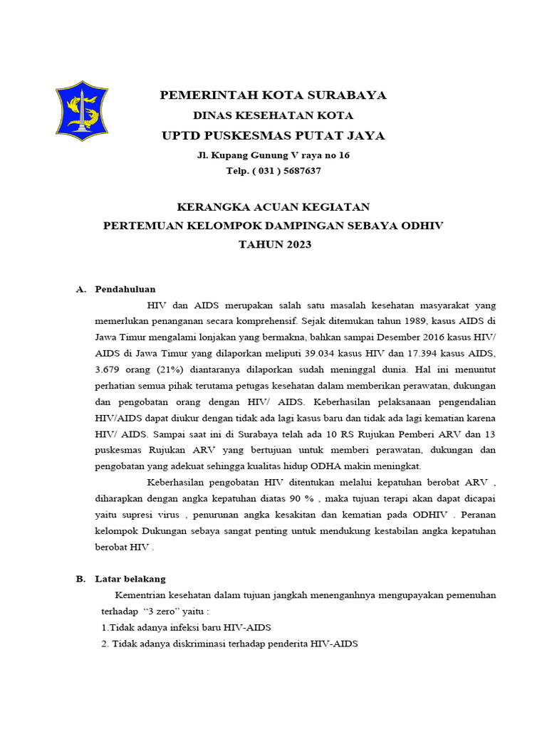 Pertemuan Dukungan Sebaya ODHIV 2023 | PDF | Pengembangan Diri