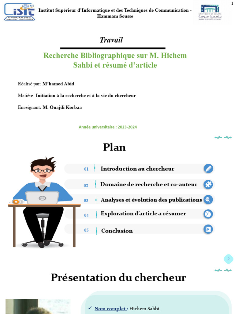 Recherche sur Hichem Sahbi | PDF | Art