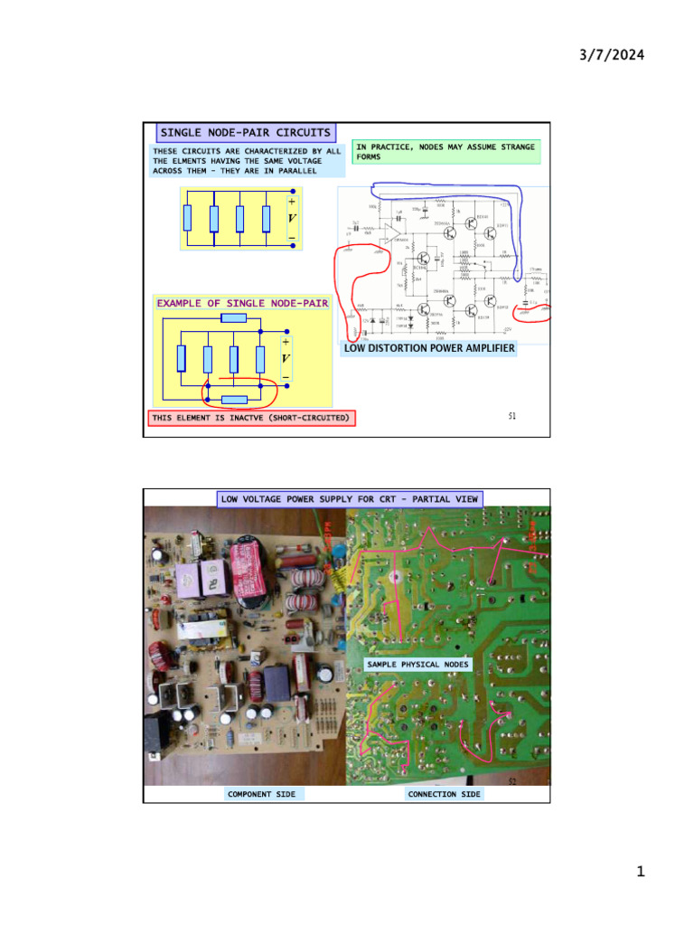 Single Node-Pair Circuit Analysis | PDF | Series And Parallel Circuits ...