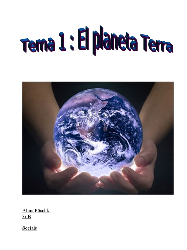 Tema1 El Planeta Terra. | PDF