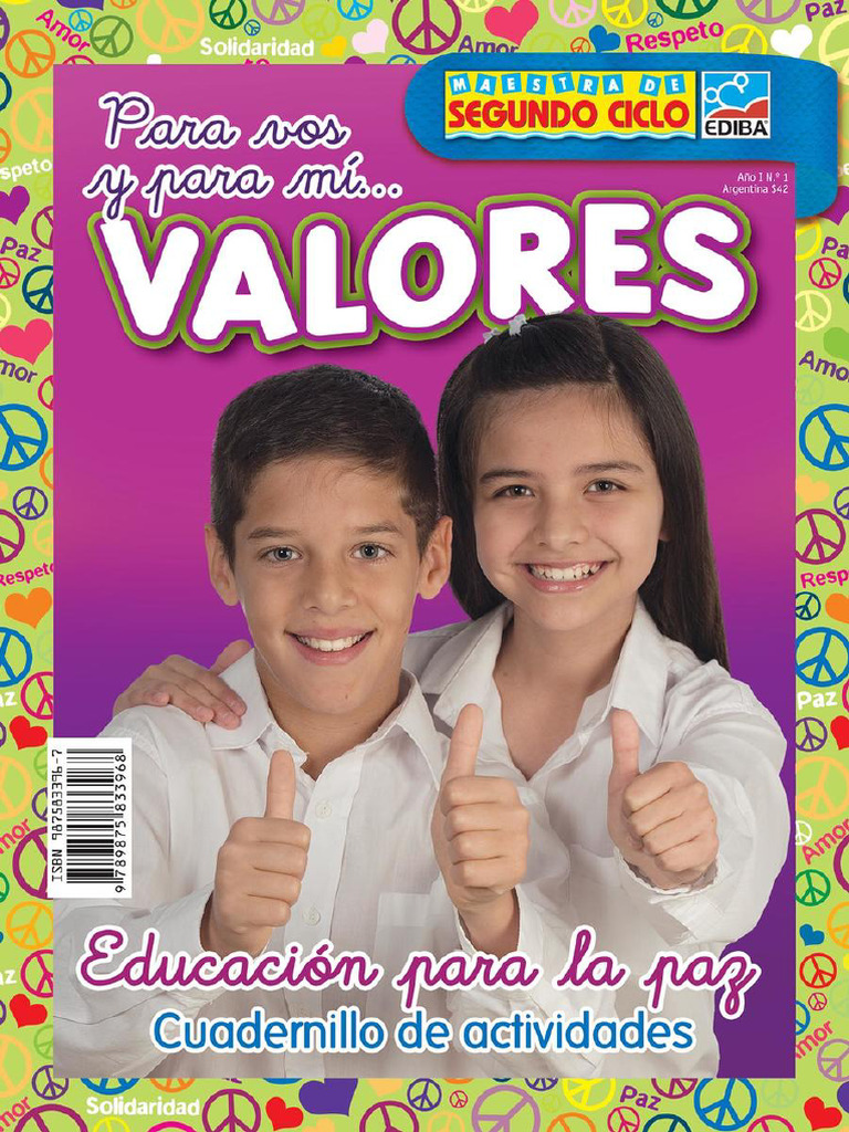 Para Vos y para Mi Valores 2do Ciclo Ediba PDF - Compress | PDF