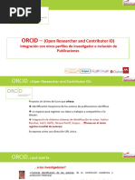 Manual - Generar y Registrar El Codigo Orcid 2024 | PDF