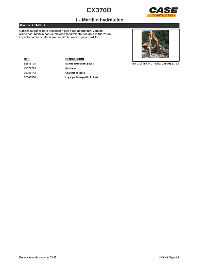 CX370B | PDF | Martillo