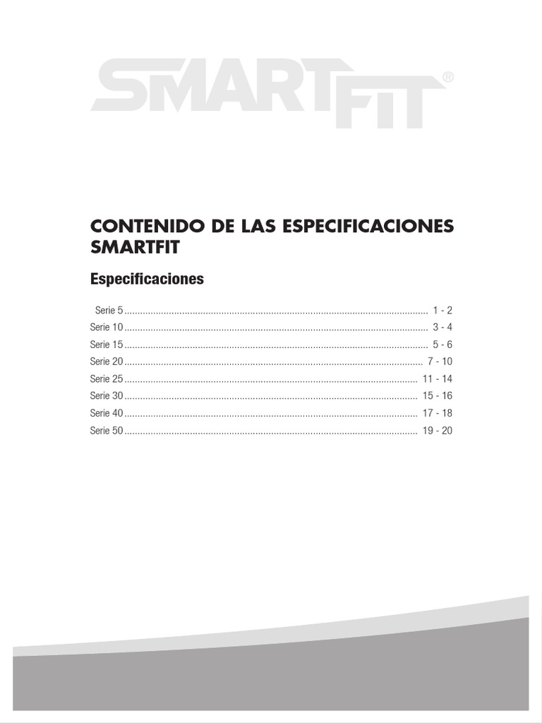 CASE SmartFit Specs - SP | PDF