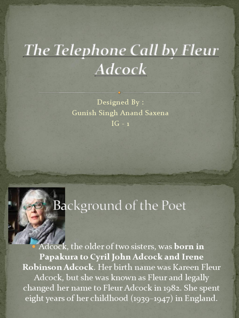The Telephone Call (Gunish) | PDF | Metre (Poetry)