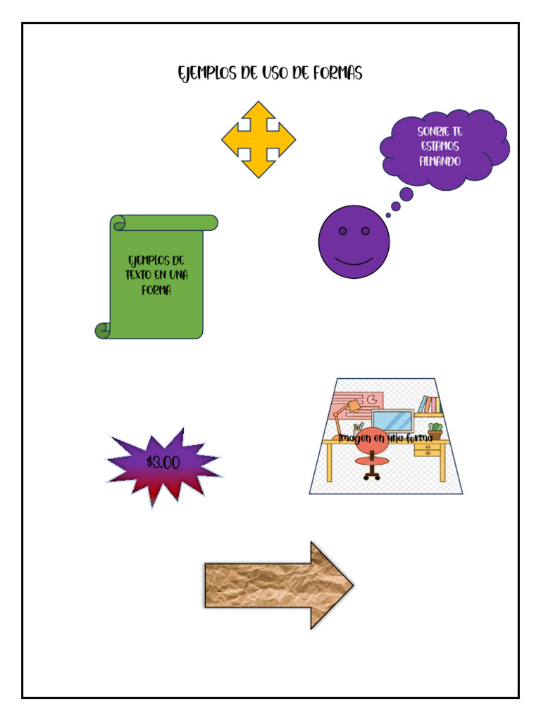 Ejemplos de Uso de Formas Word | PDF