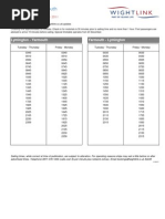 Claonaig to Lochranza Ferry Timetable | PDF
