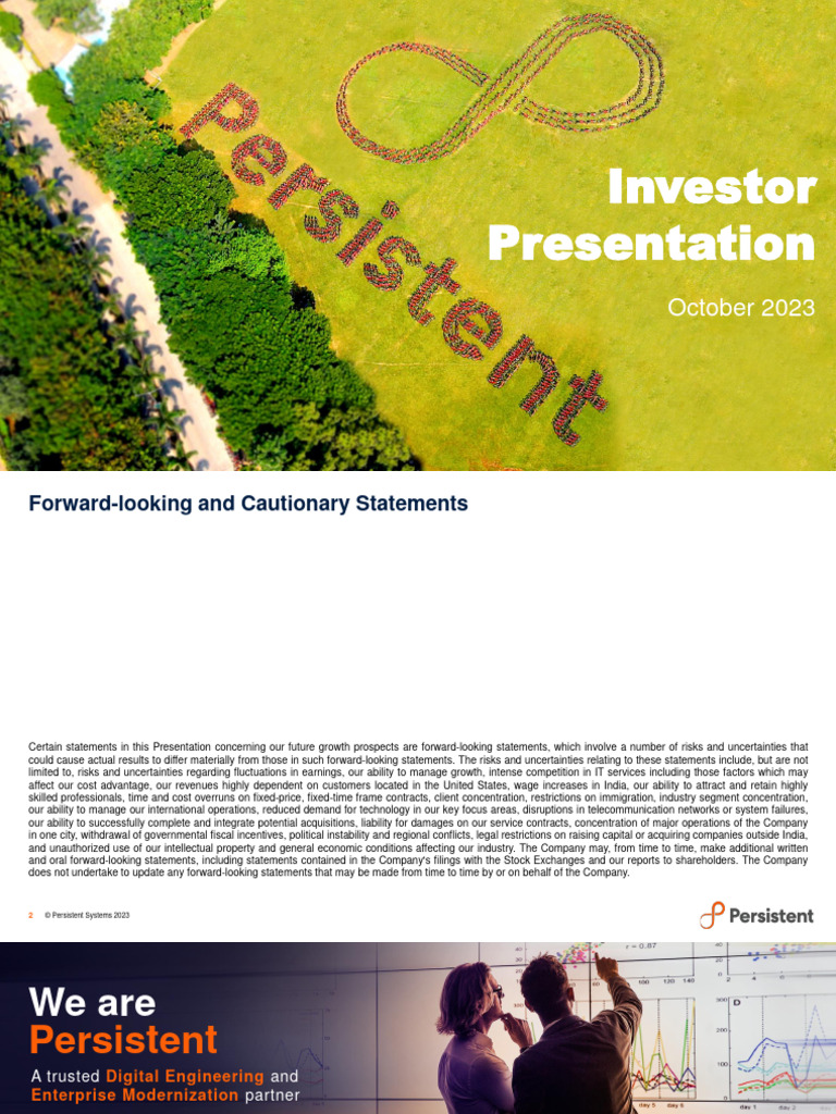 Analyst Presentation and Factsheet Q2fy24 | PDF | Corporate Social Responsibility | Amazon Web ...
