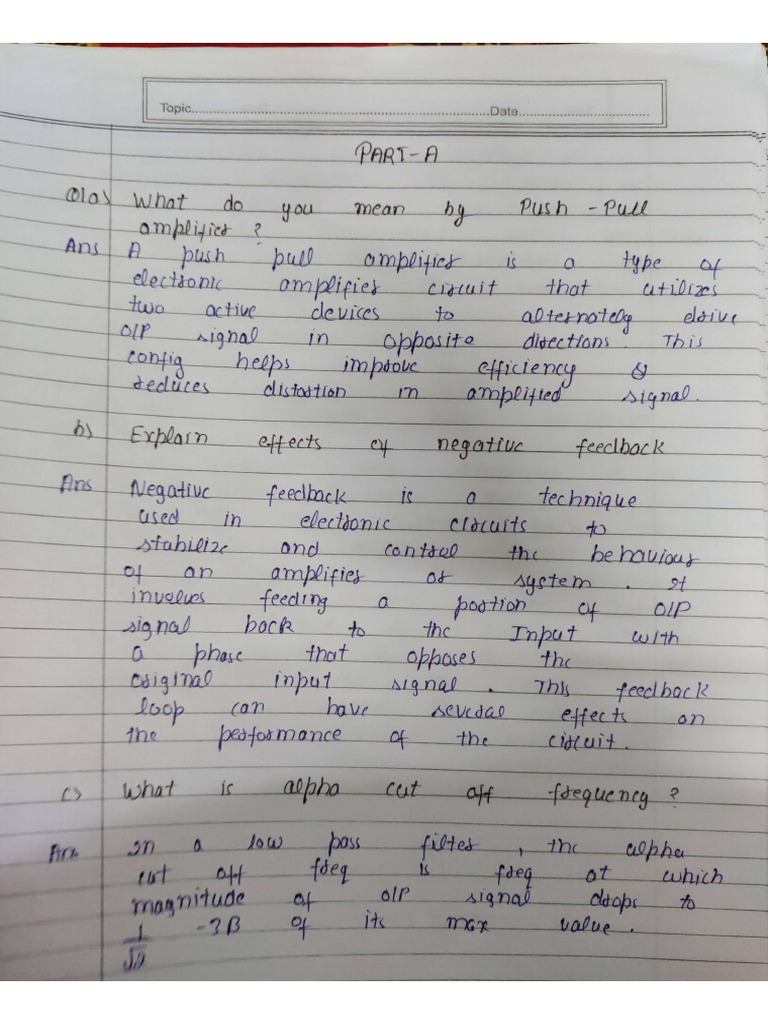 Analog CKT 1,2 | PDF