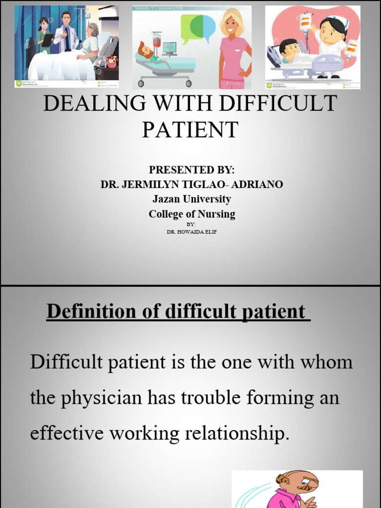 Difficult Patient 2 | PDF