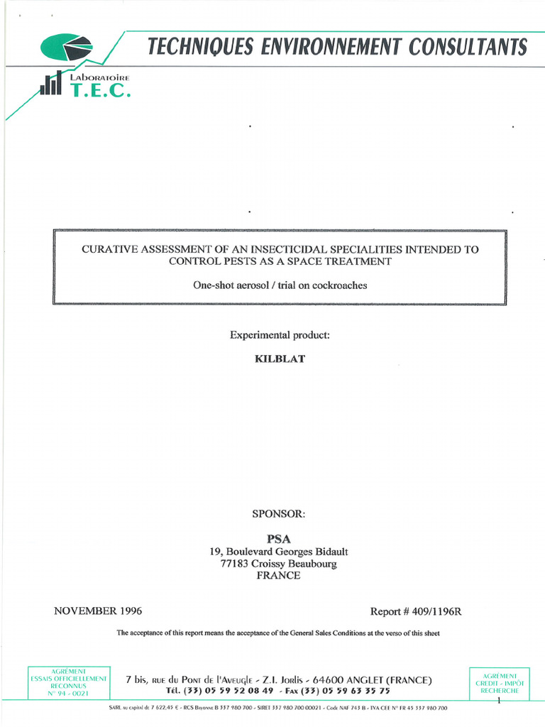 6 - Kilblat 250 - Efficacite Uk | PDF