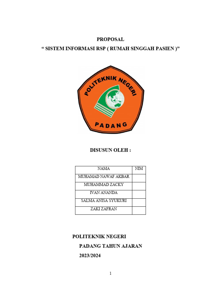 Progres Proposal | PDF | Pengembangan Diri | Komputer