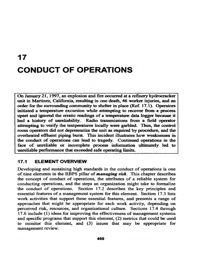 1794 - 17 Conduct of Operations | PDF