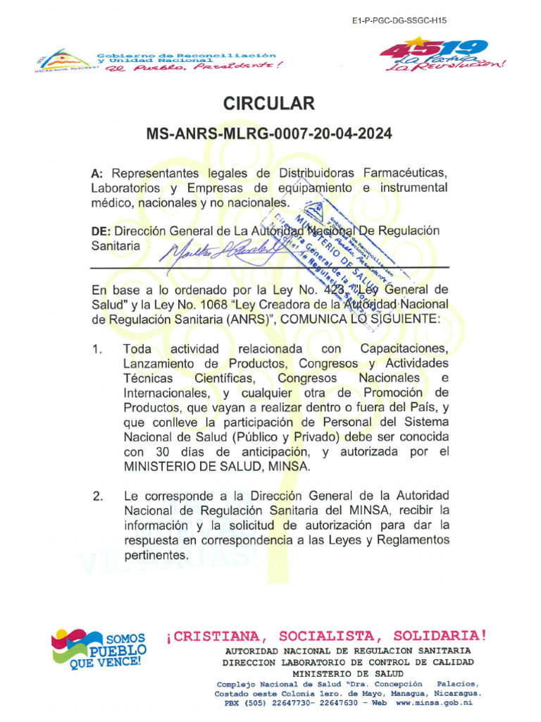 Circular MS-ANRS-MLRG-0007-20-04-2024 | PDF