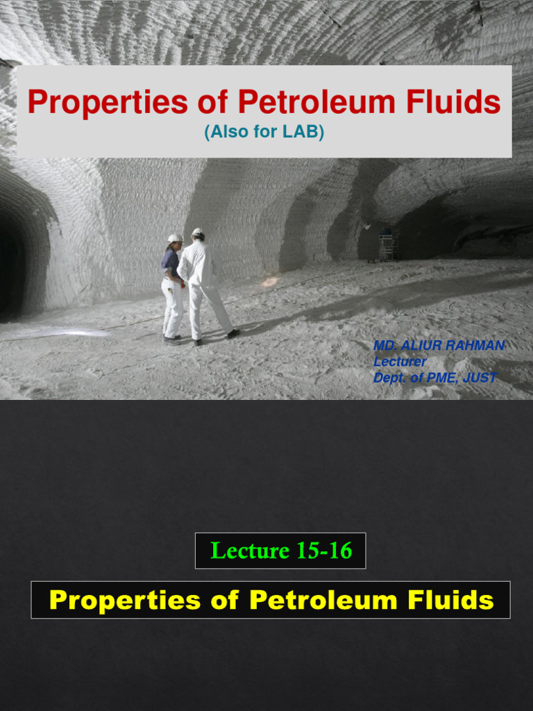 Properties of Petroleum Fluids Explained | PDF | Phase (Matter ...