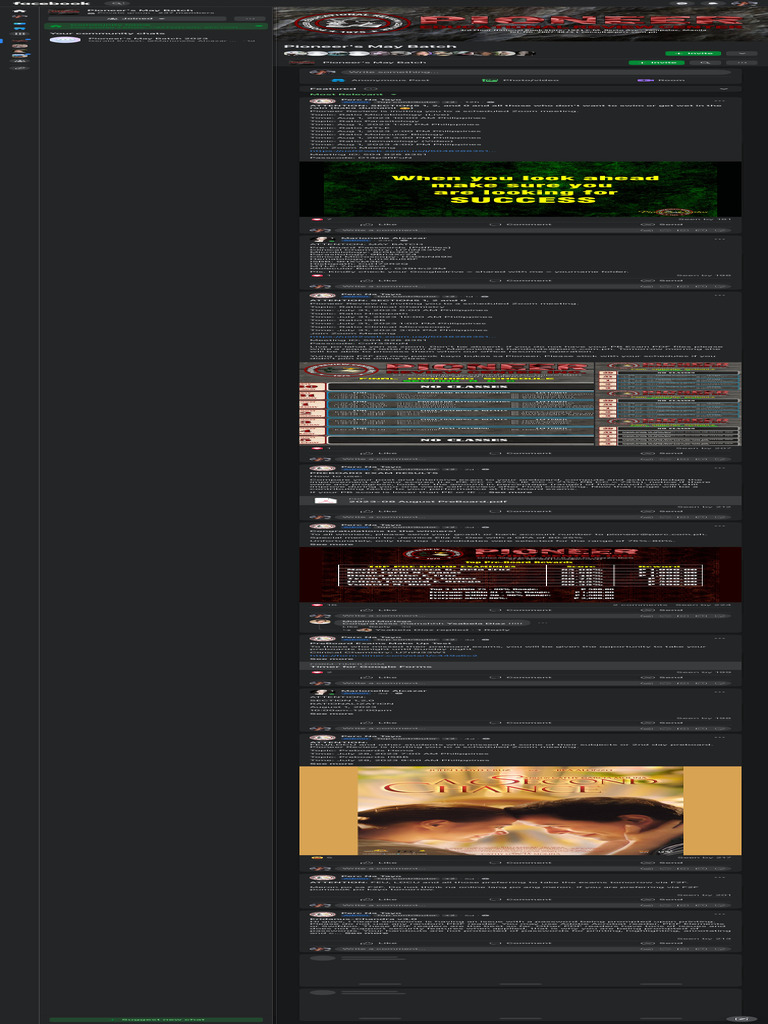Pioneer's May Batch Facebook | PDF | Software