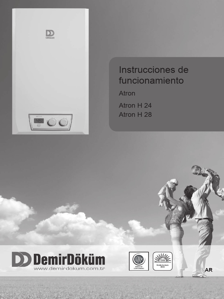 Instrucciones Atron H 24 y H 28 | PDF | Combustión