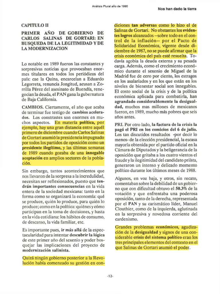 Nos Han Dado La Tierra | PDF | Partido Revolucionario Institucional ...