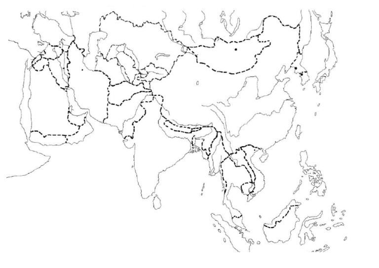 Ázsia Vaktérkép | PDF