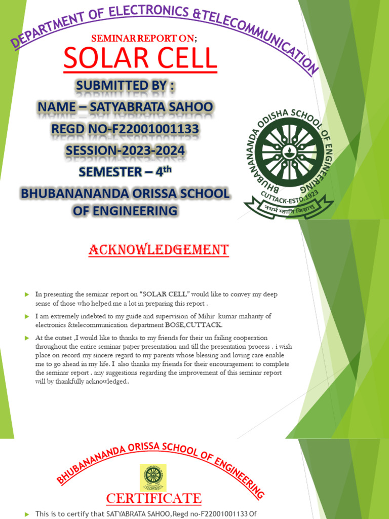 Solarcell R | PDF | Solar Cell | Thin Film Solar Cell