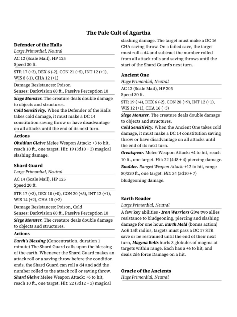 The Pale Cult of Agartha | PDF