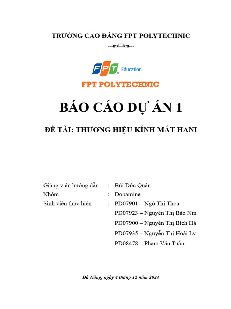 Báo Cáo | PDF