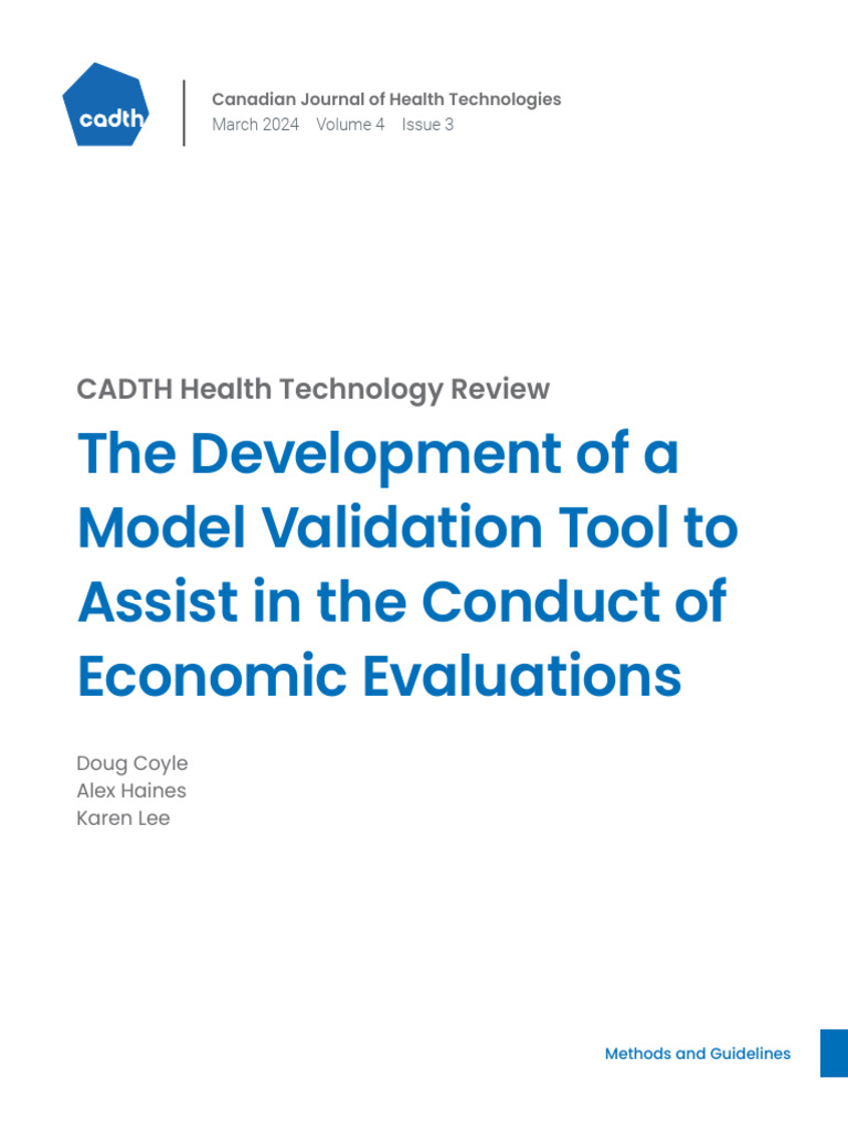 Model Validation Appraisal Tool | PDF | Business