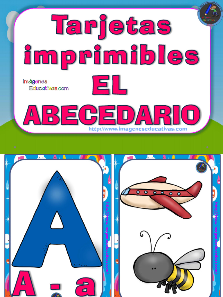 Tarjetas Imprimibles del Abecedario | PDF