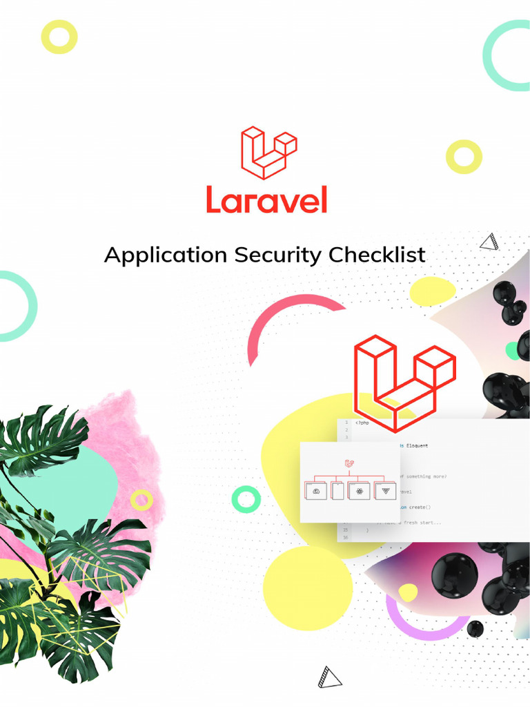 Laravel Application Security Checklist Pdf Cookie Password