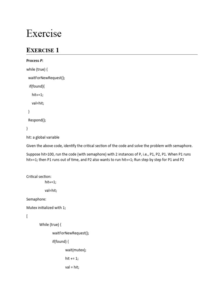 Chapter 3 Problem 1 Pdf Computer Programming Concurrency Computer Science 