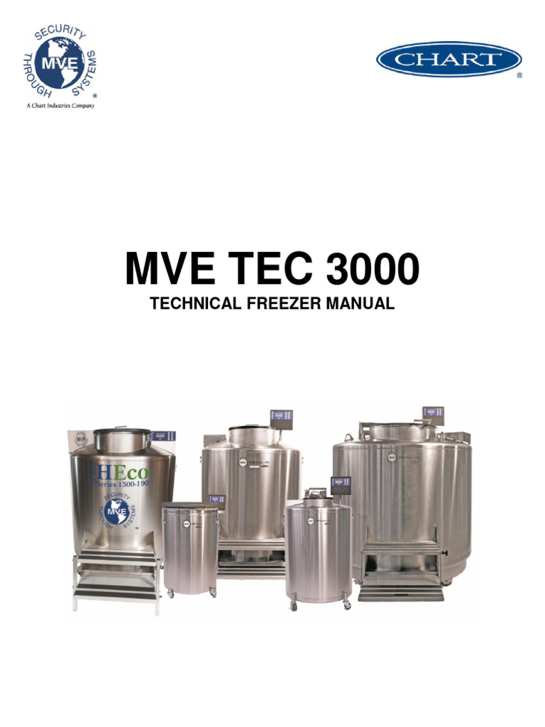 TEC 3000 Freezer Manual | PDF | Refrigerator | Gases