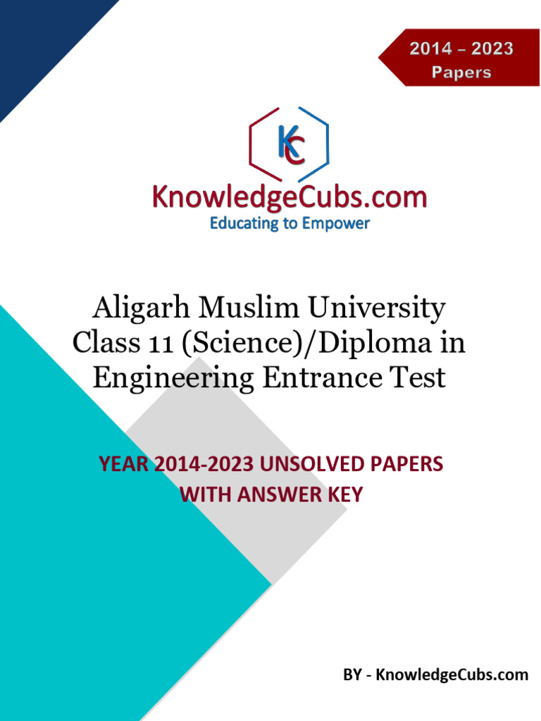 AMU Class 11 Sci 10 Years Papers 2014-2023 | PDF | Acid | Hydrochloric Acid