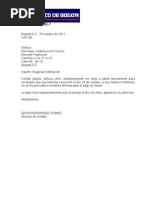 Carta con Anexos: Ejemplo Práctico | PDF