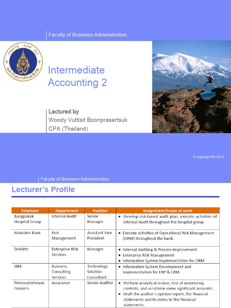 IA1 - Day 1 | PDF | International Financial Reporting Standards | Debits And Credits