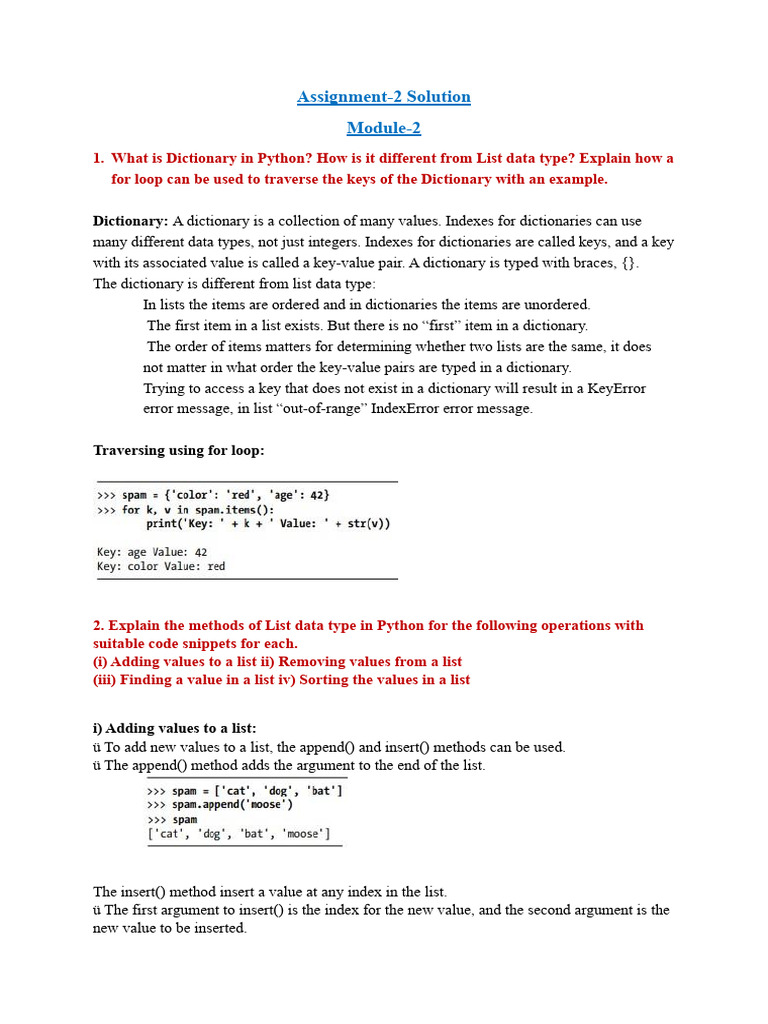 Assignment 2 Solutions | PDF | Computer File | Directory (Computing)