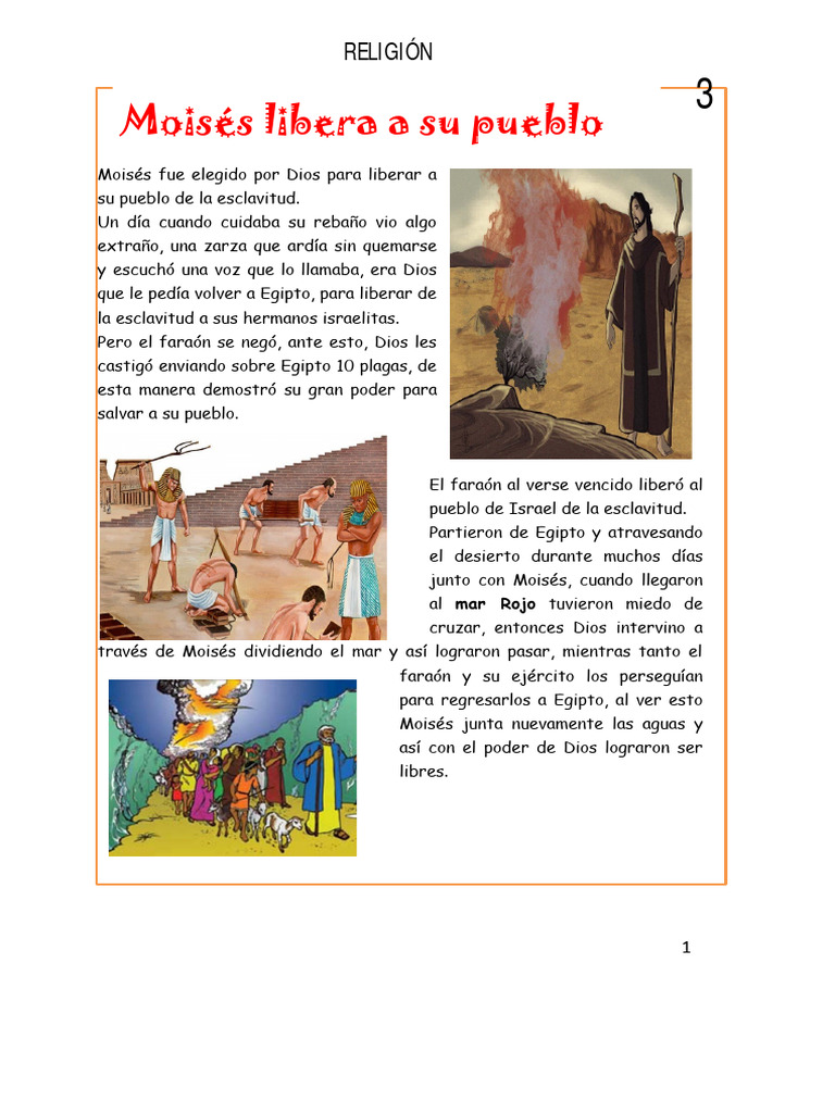 Moisés y la liberación de Israel | PDF | Moisés