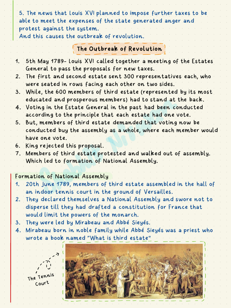 History Chapter 1 Notes - 240421 - 170459 | PDF | Slavery | Reign Of Terror