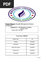 Hospital Management System Project Report | PDF | Conceptual Model ...