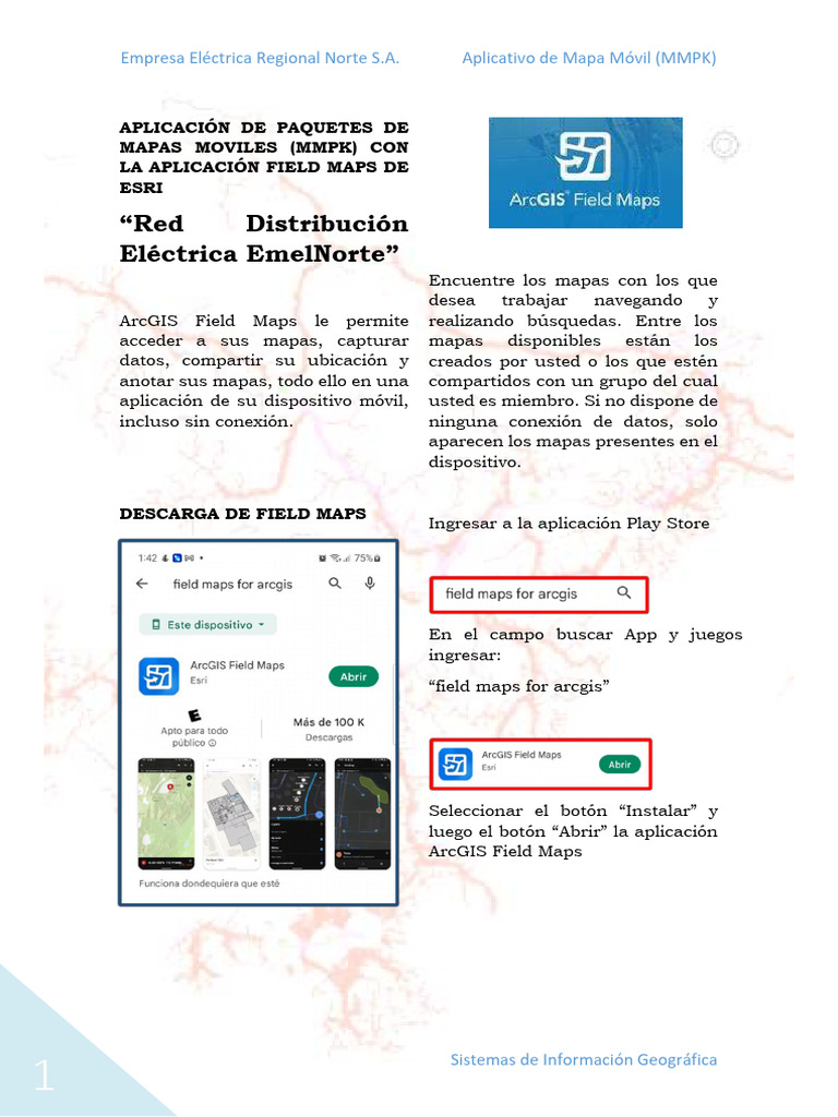 ArcGIS Field Maps Le Permite Acceder A Sus Mapas | PDF | Sistema de ...