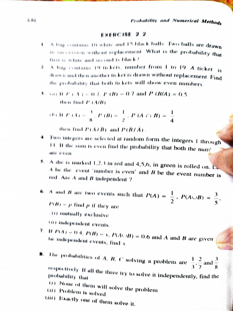 Probability 2-Pratice | PDF | Odds | Mathematical Objects