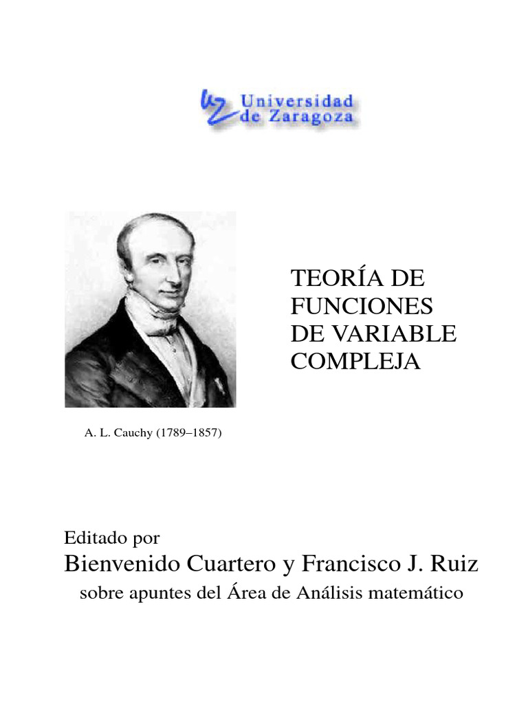 Variable Compleja - Cuartero y Ruiz | PDF | Campo (Matemáticas ...