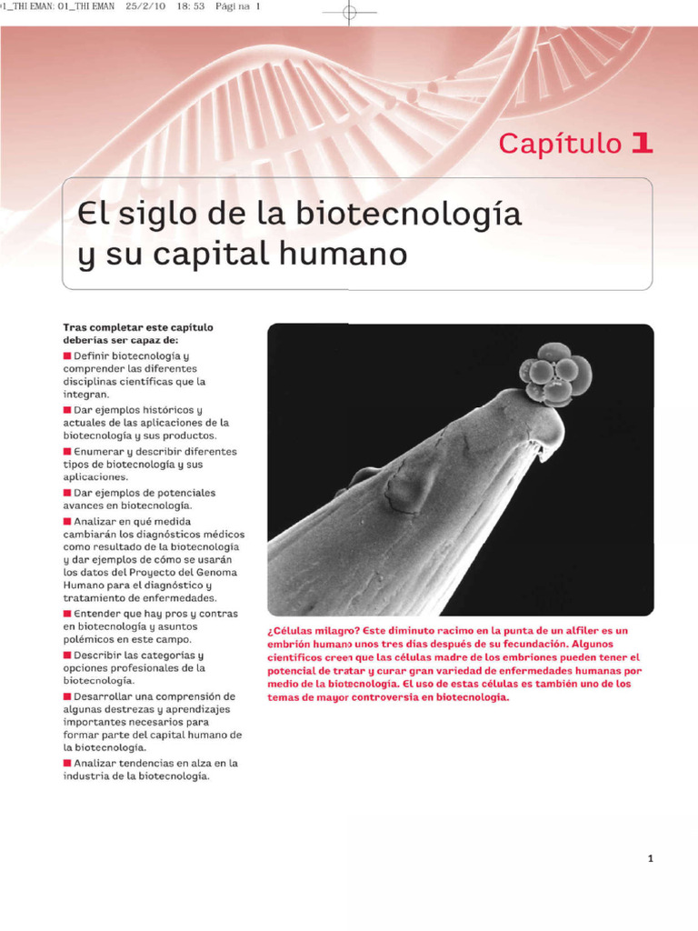 Introduccion - A - La - Biotecnologia - Thieman Fragmento Cap 1 | PDF