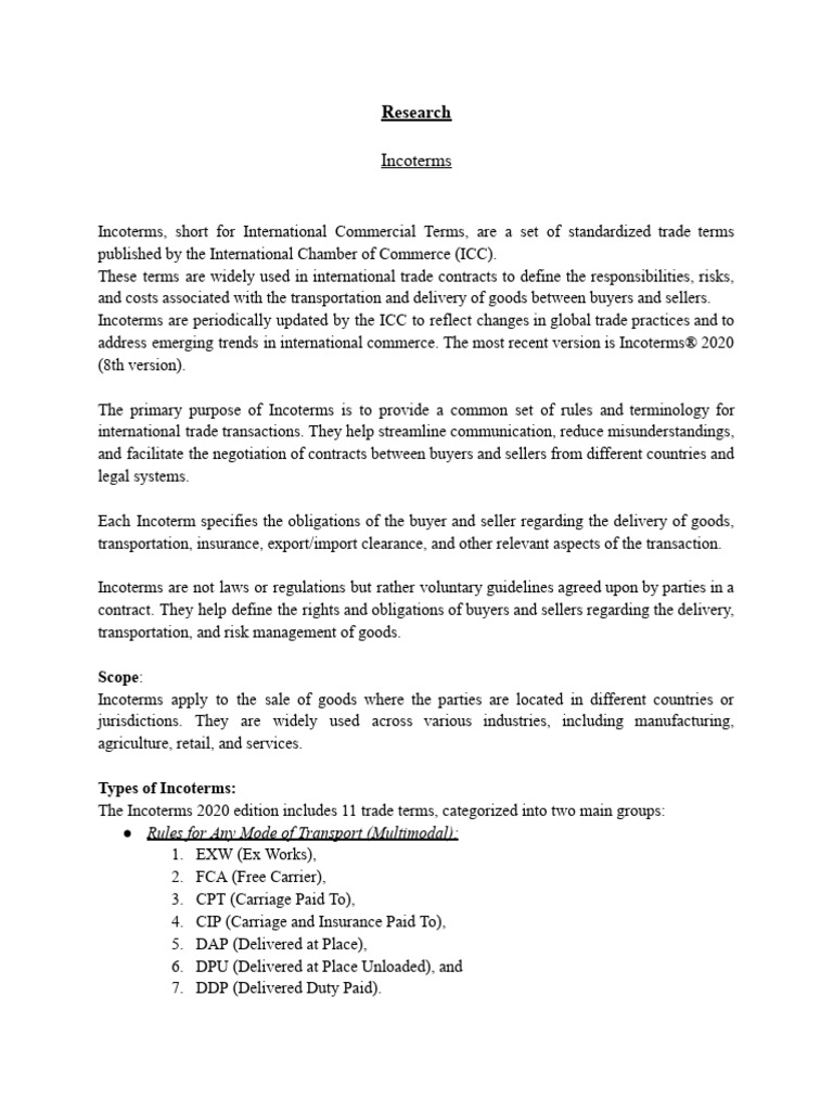 Research Draft | PDF | Business Law | Trade