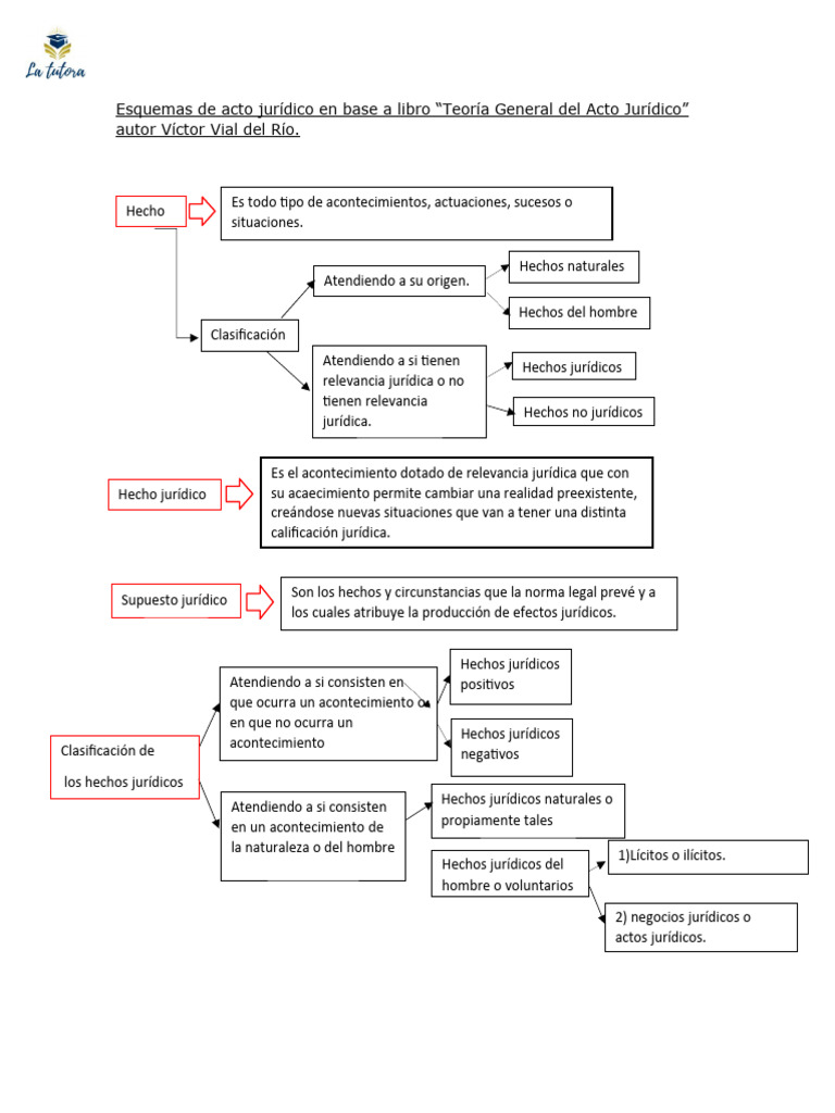 Esquemas de Acto Juridico Primera Parte Final | PDF | Intención (Derecho Penal) | Justicia